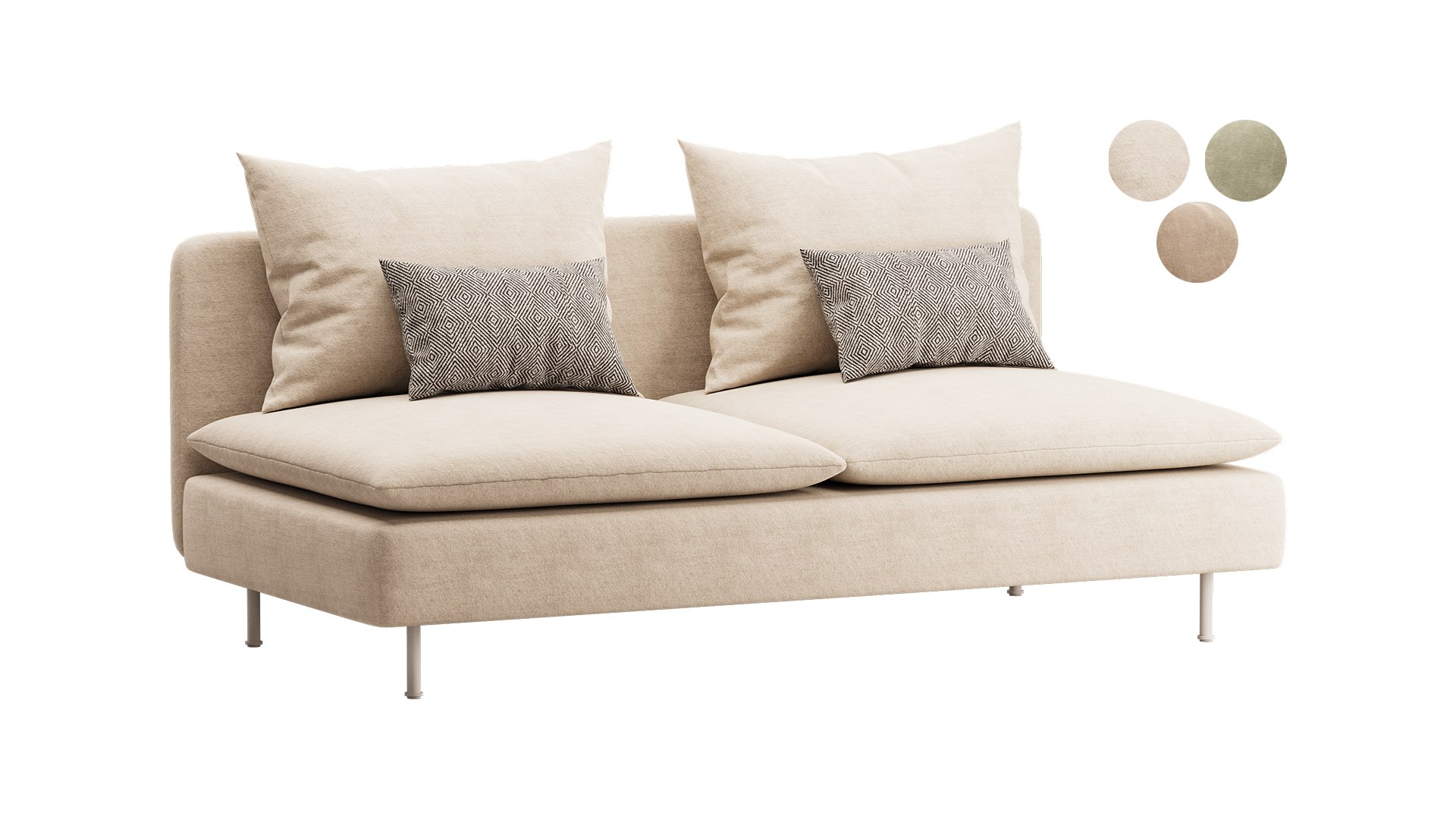 3D SODERHAMN SOFA Model - TurboSquid 2319361