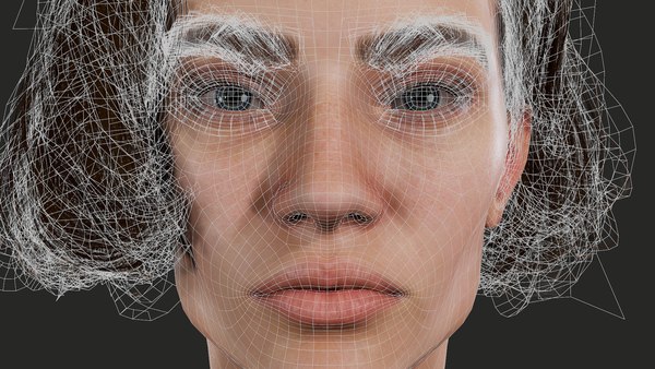 Free 3D Realistic model of female head Anna - TurboSquid 1781059