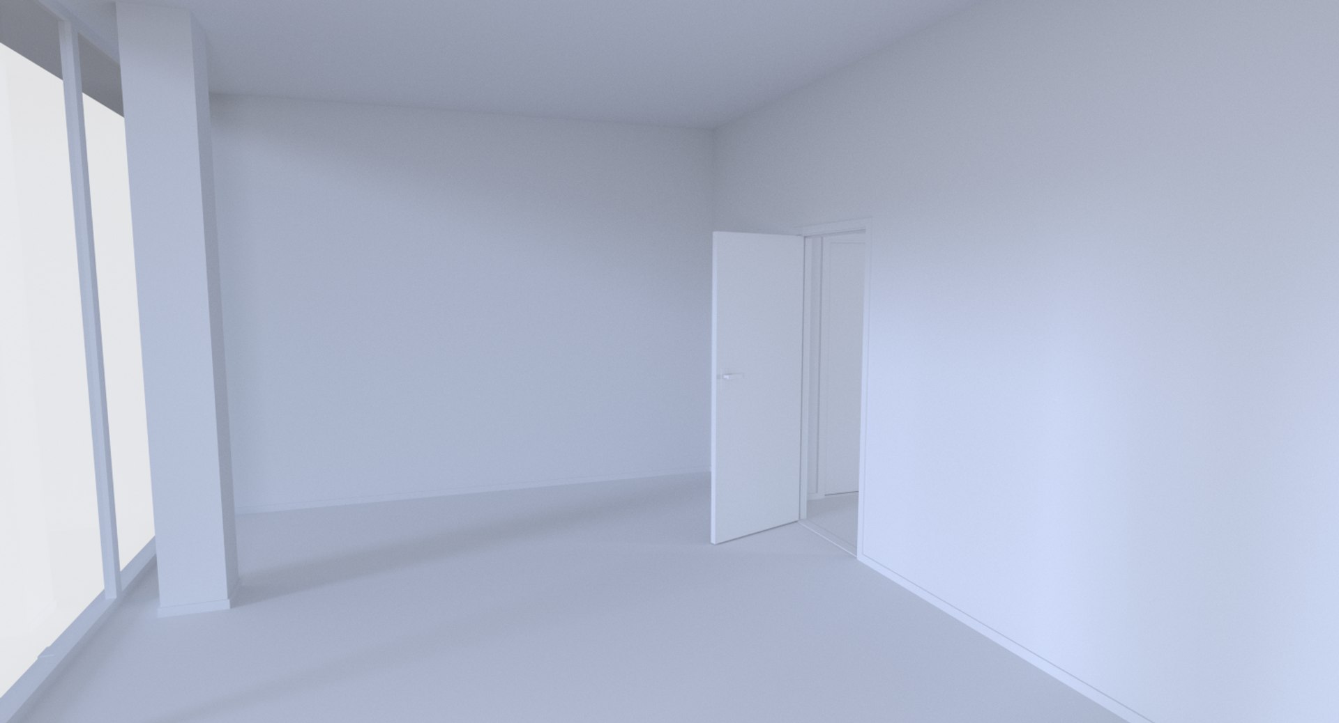 Modern Office Interior Buildings 3d Model