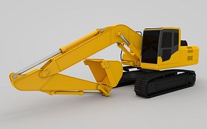 Excavator 3D Models for Download | TurboSquid
