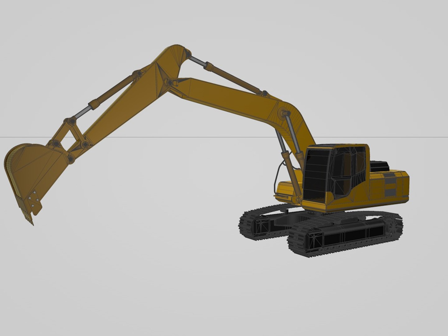 3D Crawler Excavators model - TurboSquid 1988247