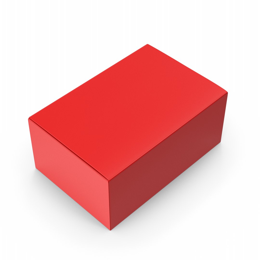 3D Red Box Packages - TurboSquid 2066629
