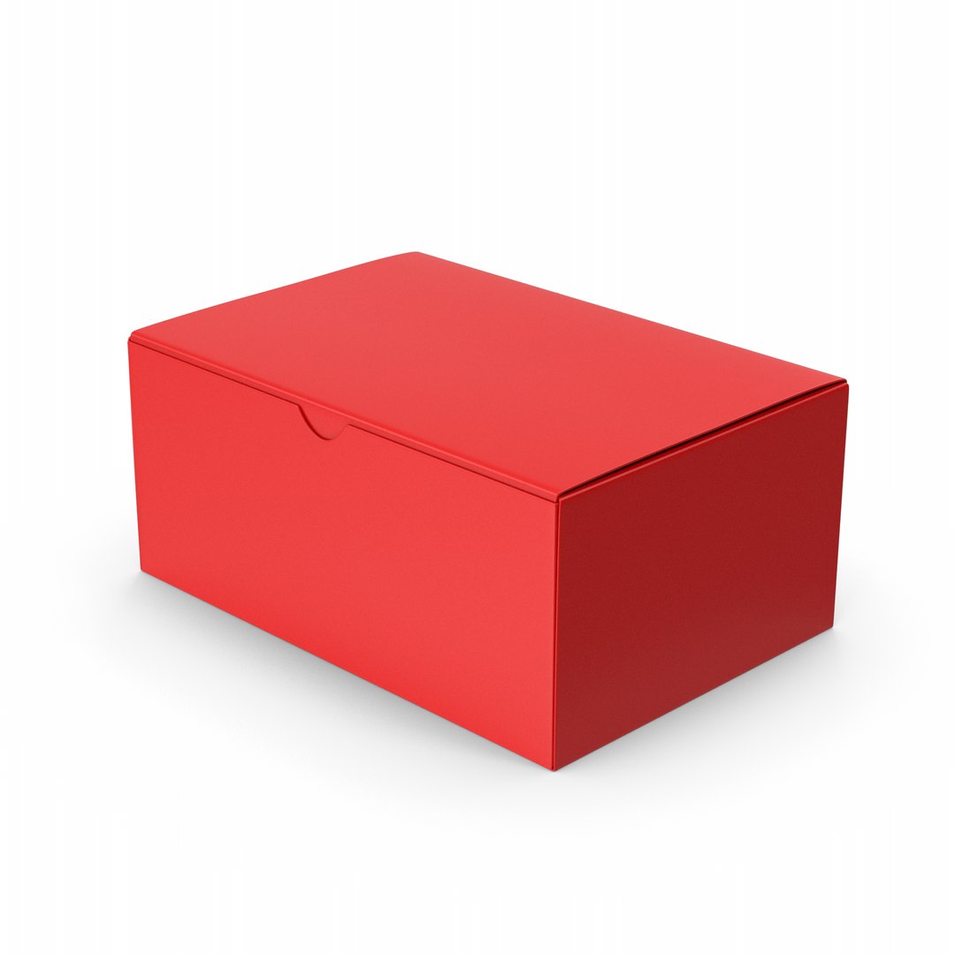 3D Red Box Packages - TurboSquid 2066629