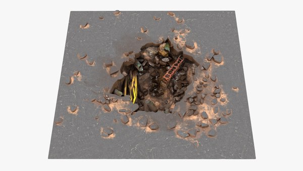 3D hole effects - TurboSquid 1348606