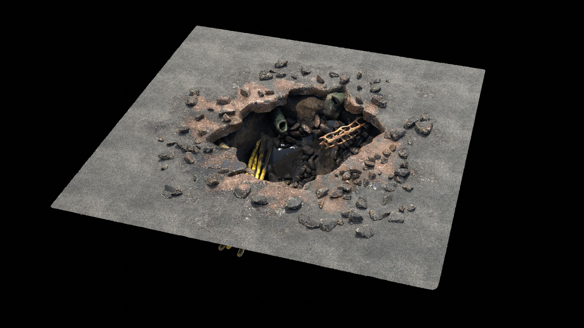 3D Hole Effects - TurboSquid 1348606