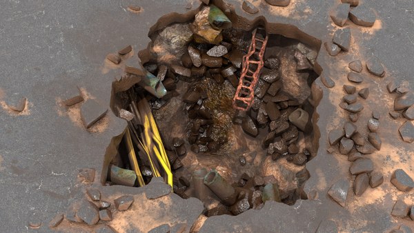 3D hole effects - TurboSquid 1348606