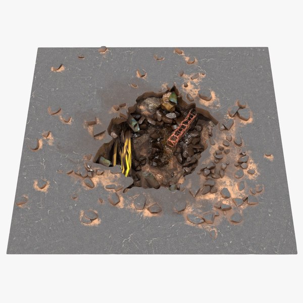 3D hole effects - TurboSquid 1348606