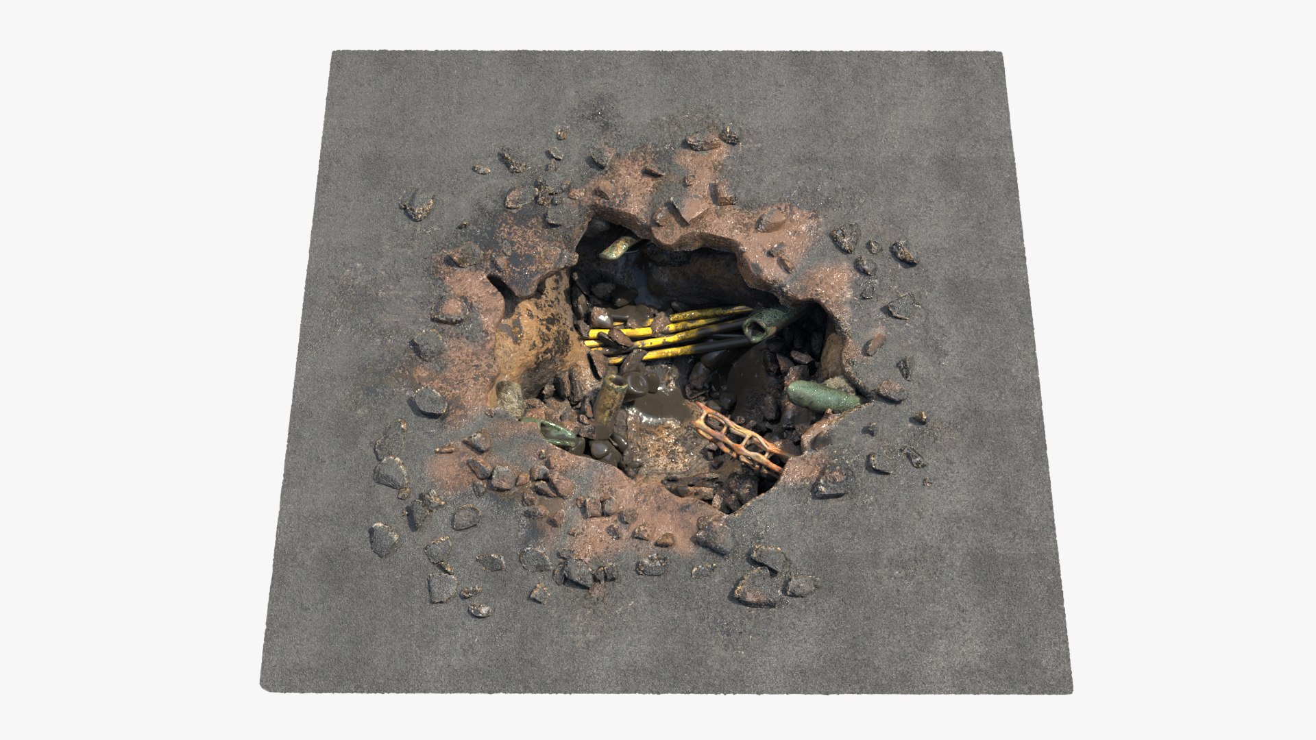 3D Hole Effects - TurboSquid 1348606