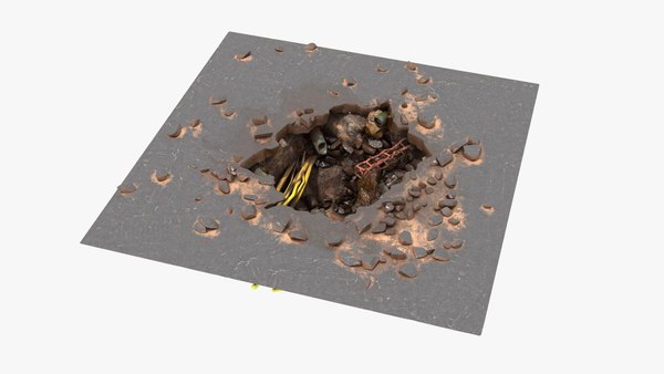 3D hole effects - TurboSquid 1348606