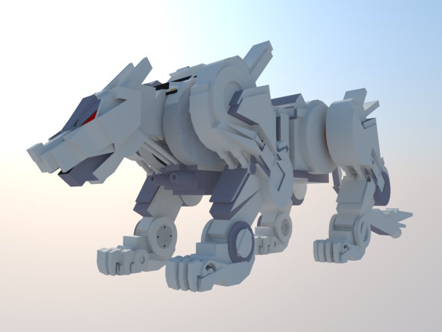 3d Tiger Mecha Model