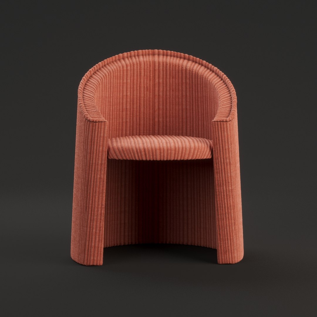 Moroso Husk Small Armchair 3D Model - TurboSquid 1522093