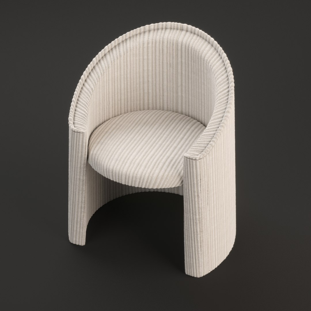 Moroso Husk Small Armchair 3D Model - TurboSquid 1522093