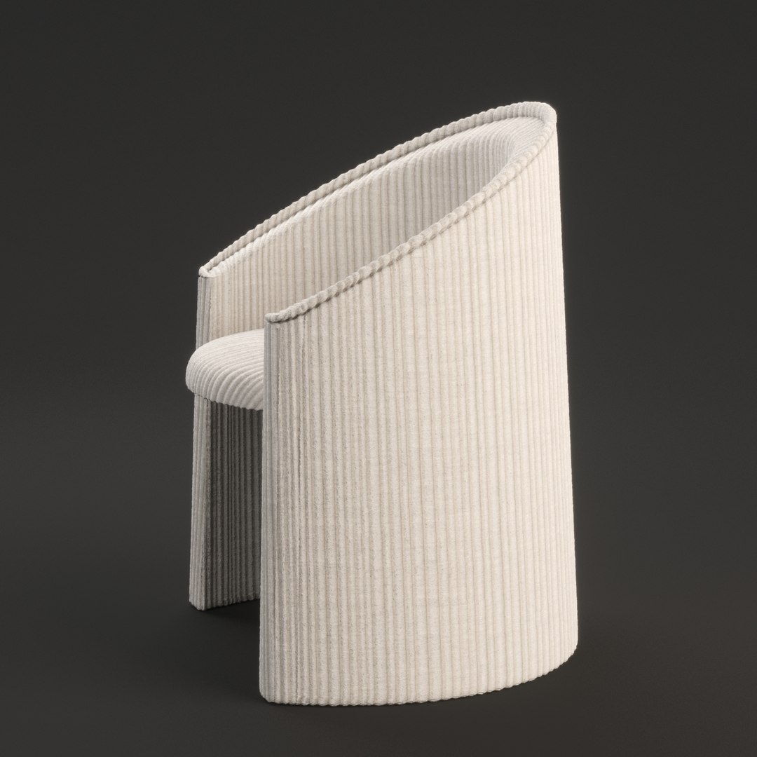 Moroso Husk Small Armchair 3D Model - TurboSquid 1522093