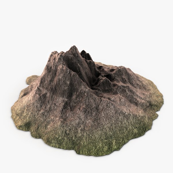 3d model mountain