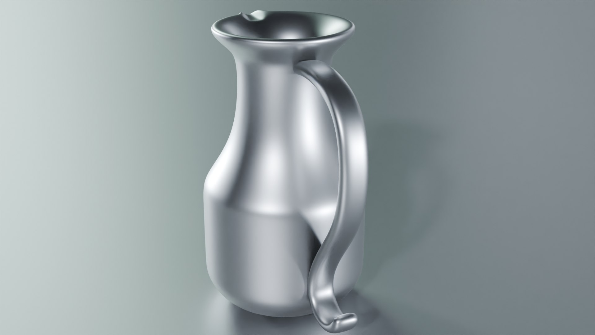Minimalist Matte Metal Ceramic Pitcher 3D Model - TurboSquid 2560691