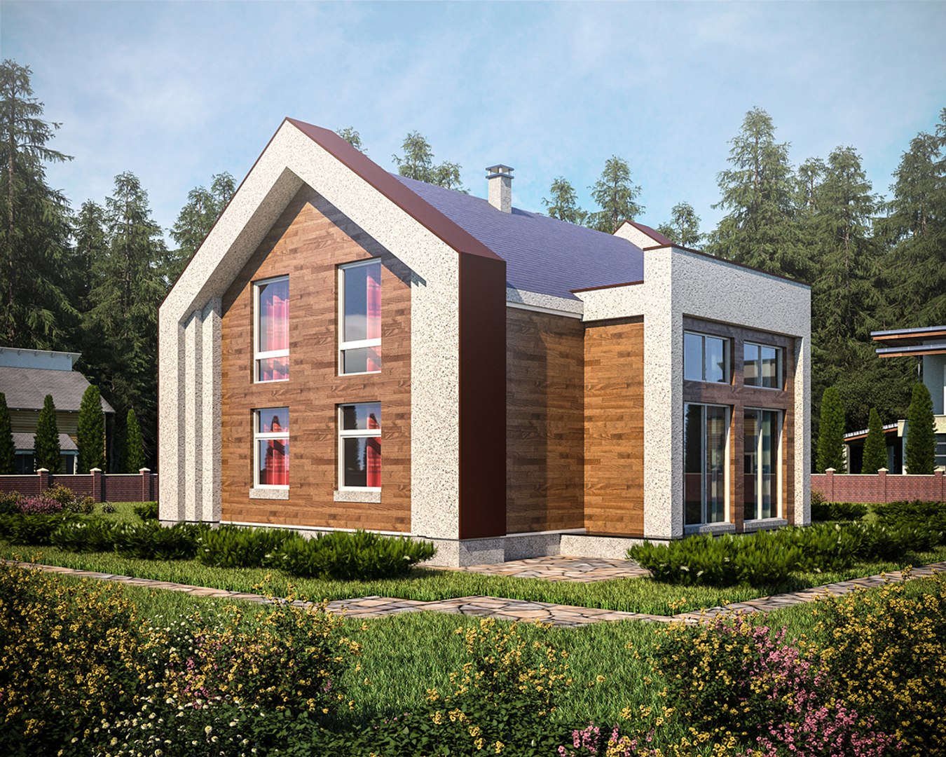 3D Modern Houses Model - TurboSquid 1212987