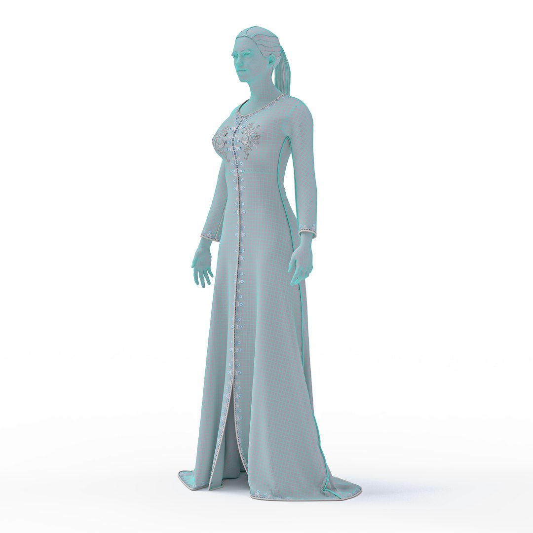 Character Female Cloth 3D - TurboSquid 1591172