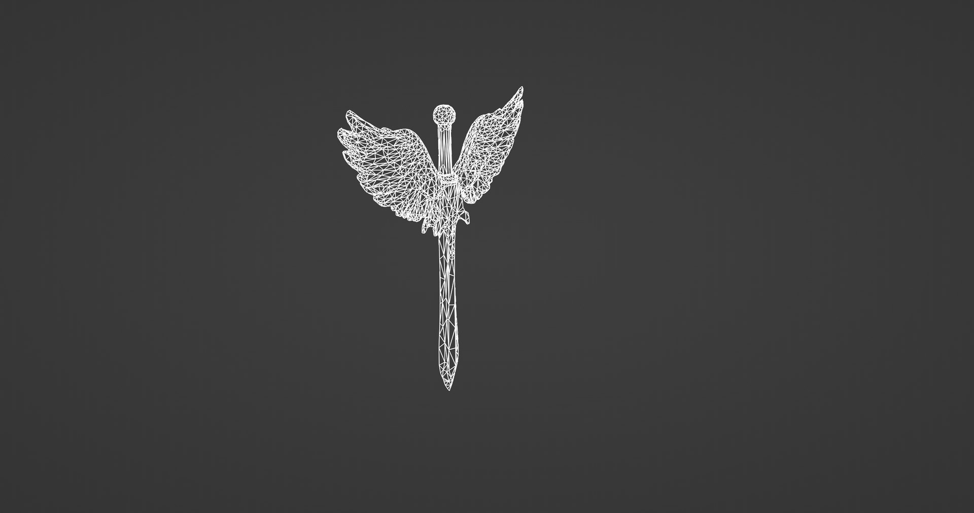 Angel Winged Sword Fantasy Weapon Model - TurboSquid 2340959