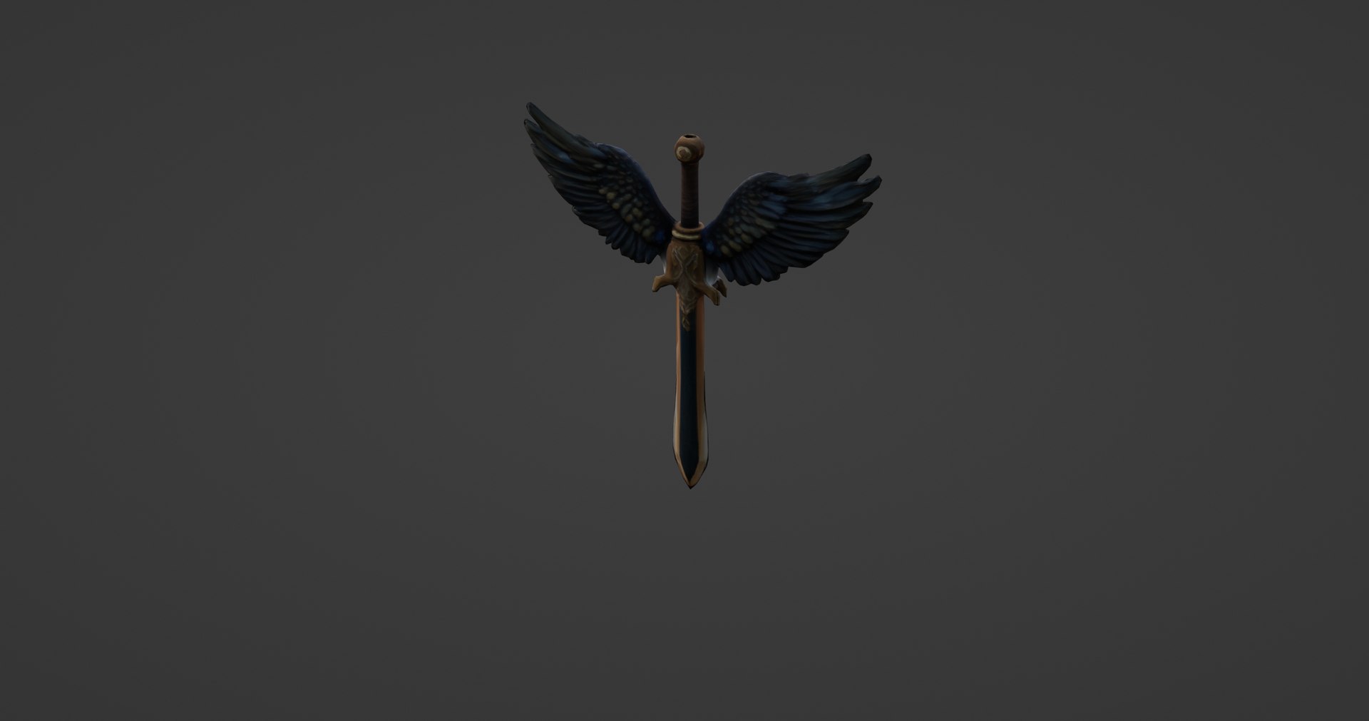 Angel Winged Sword Fantasy Weapon Model - TurboSquid 2340959