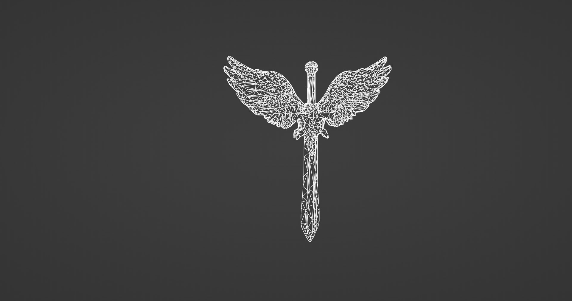Angel Winged Sword Fantasy Weapon Model - TurboSquid 2340959