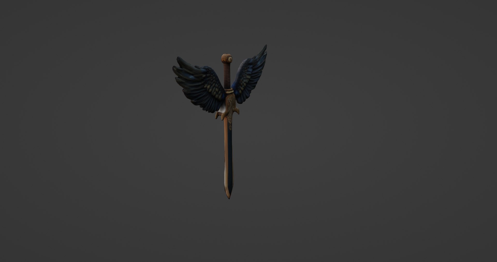 Angel Winged Sword Fantasy Weapon Model - TurboSquid 2340959