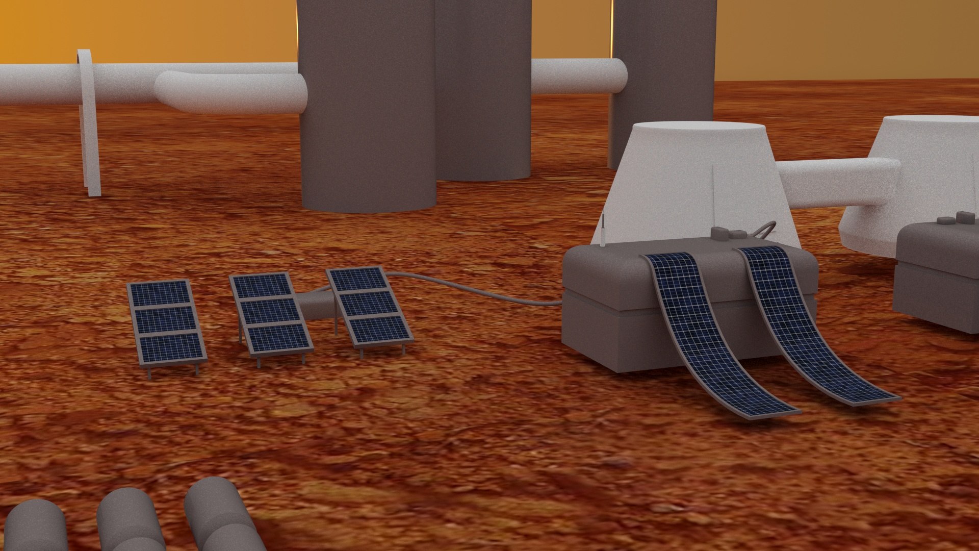 3D Mars Colony Model - TurboSquid 1255871