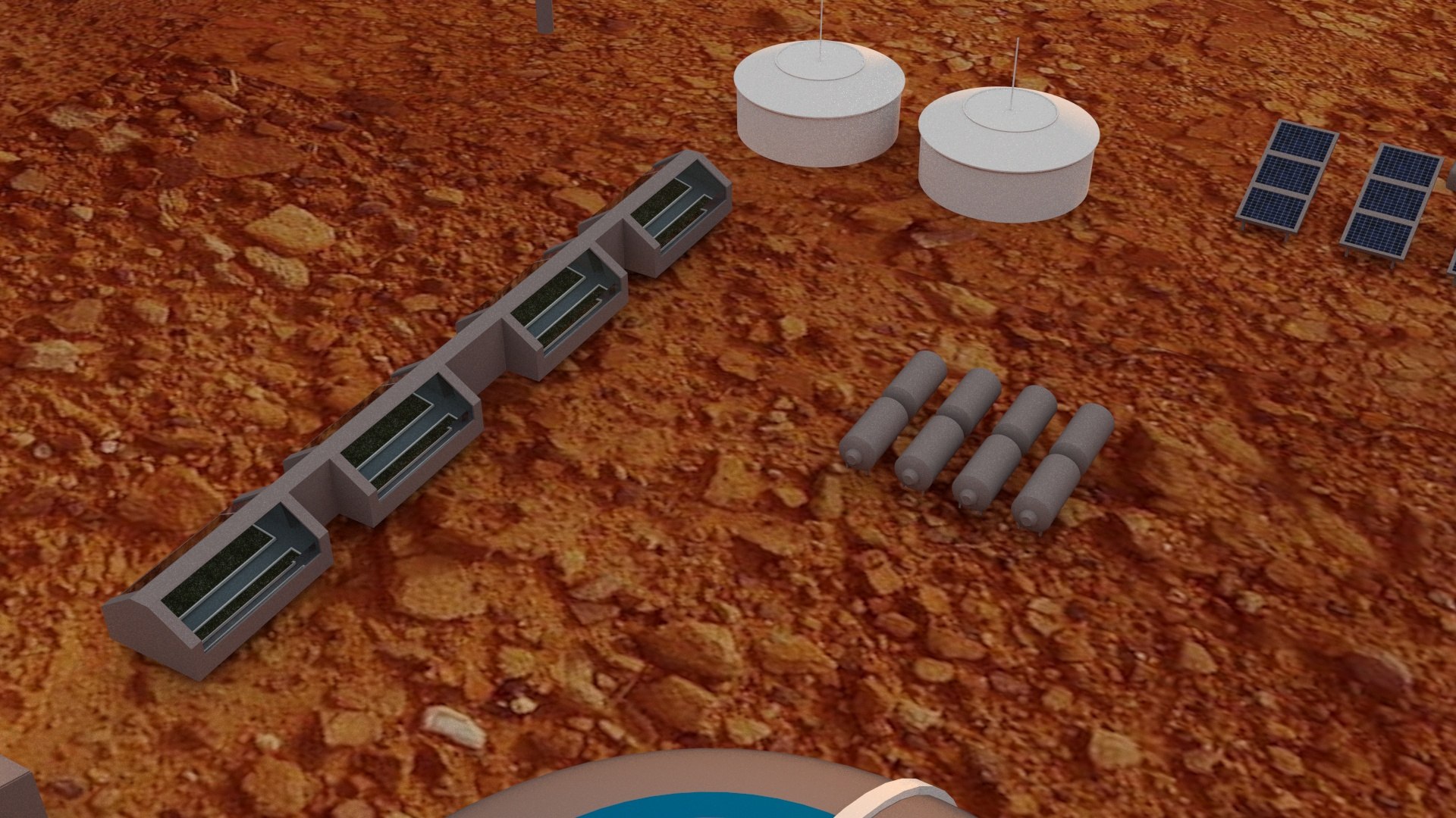 3D Mars Colony Model - TurboSquid 1255871