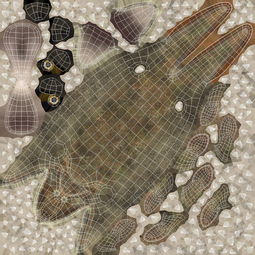 Tiktaalik Extinct Sarcopterygian 3D Model - TurboSquid 2318269