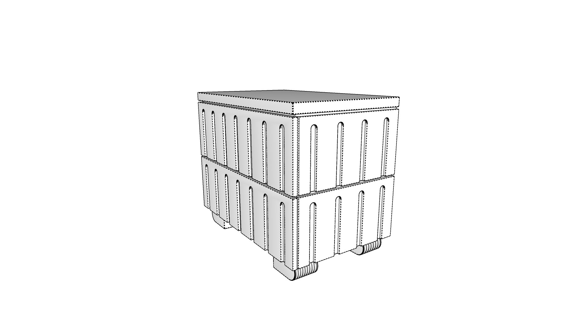 3D Athens Bedside Table - TurboSquid 2239157