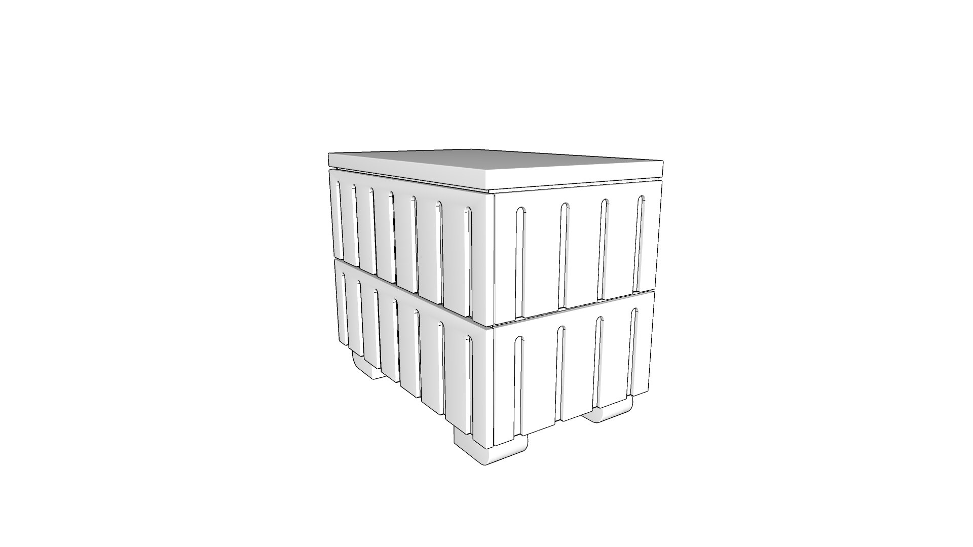 3D Athens Bedside Table - TurboSquid 2239157