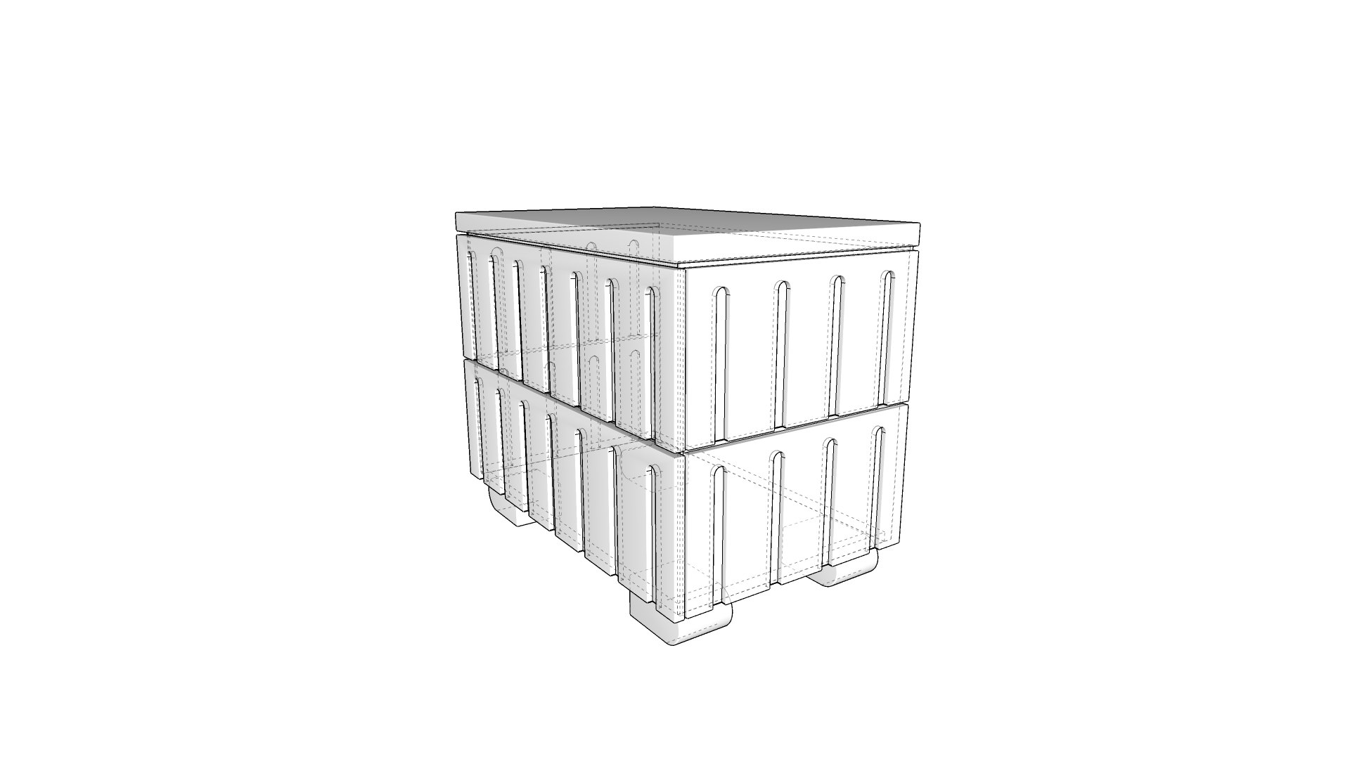 3D Athens Bedside Table - TurboSquid 2239157