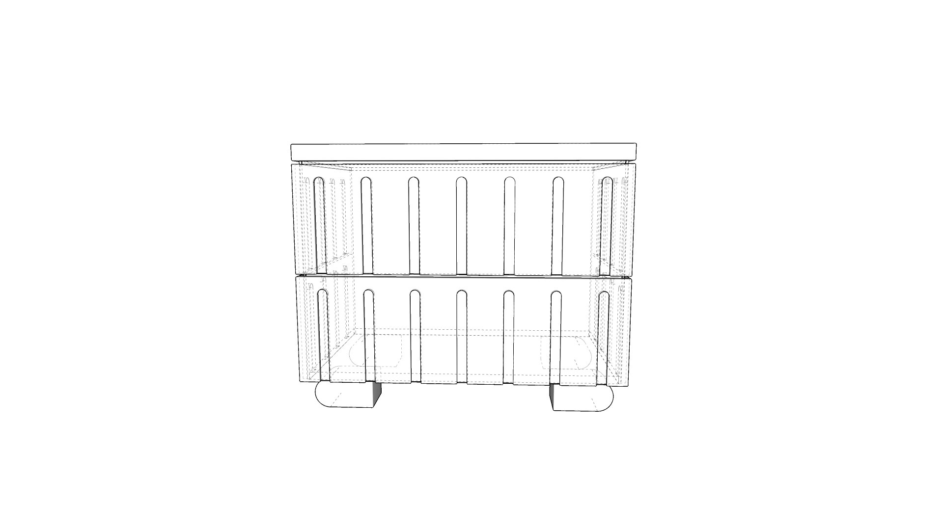 3D Athens Bedside Table - TurboSquid 2239157
