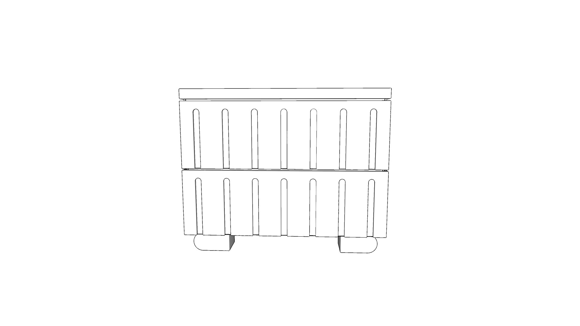 3D Athens Bedside Table - TurboSquid 2239157