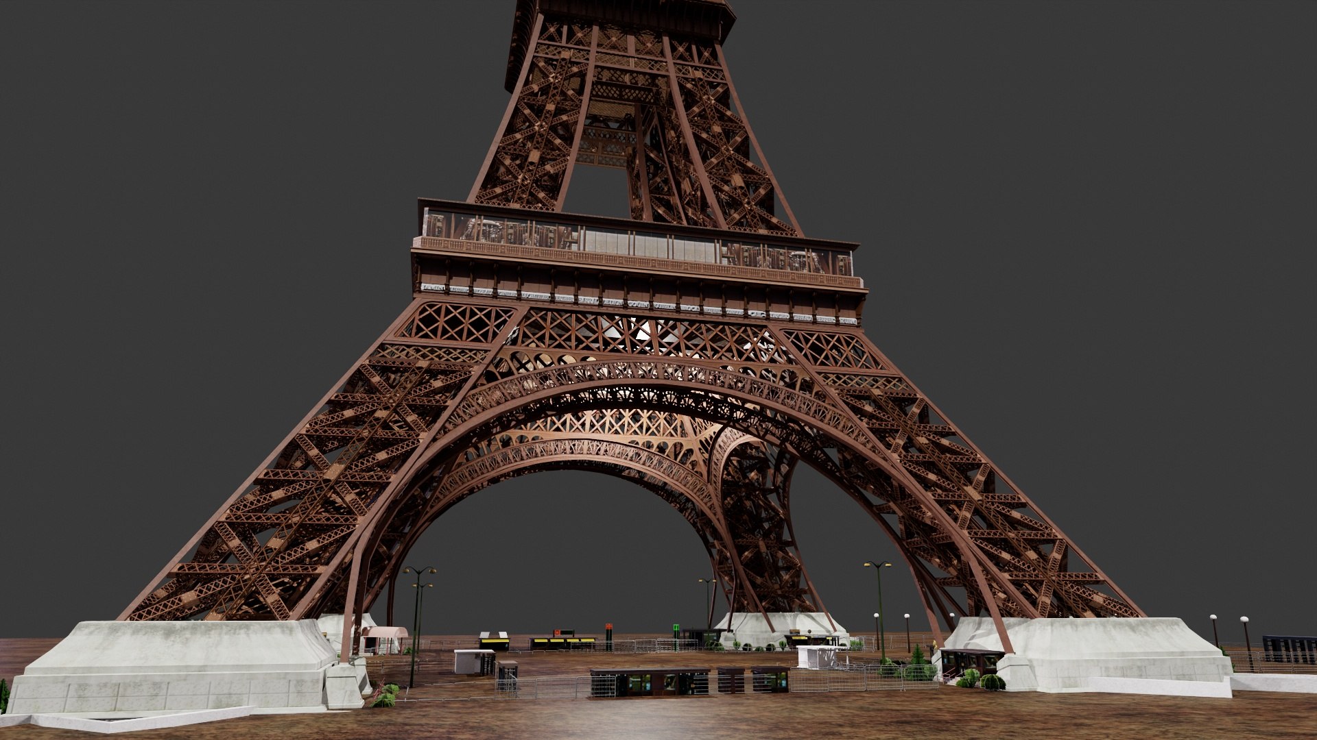 Eiffel Tower 3D Model - TurboSquid 2146142