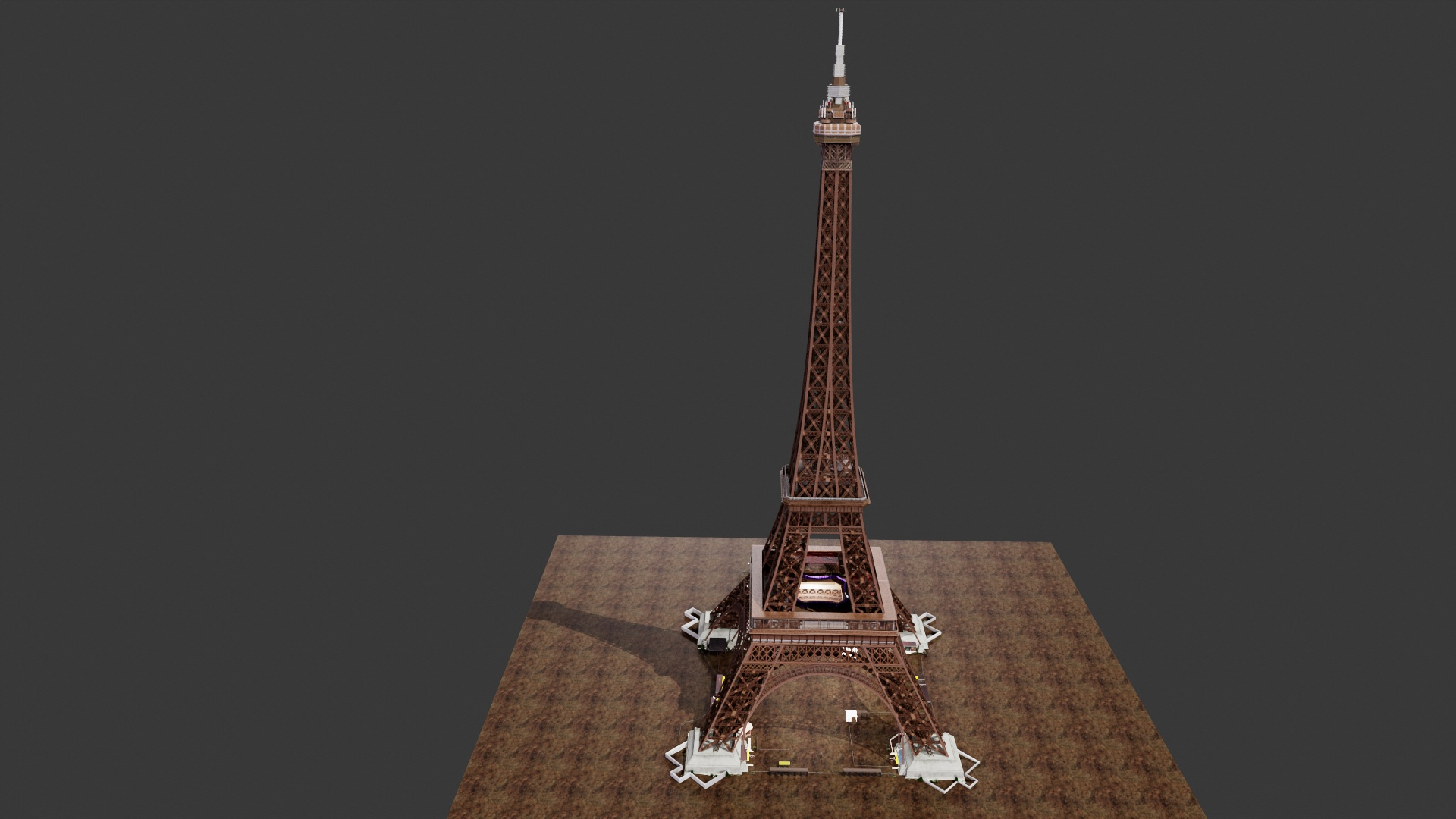 Eiffel Tower 3D Model - TurboSquid 2146142