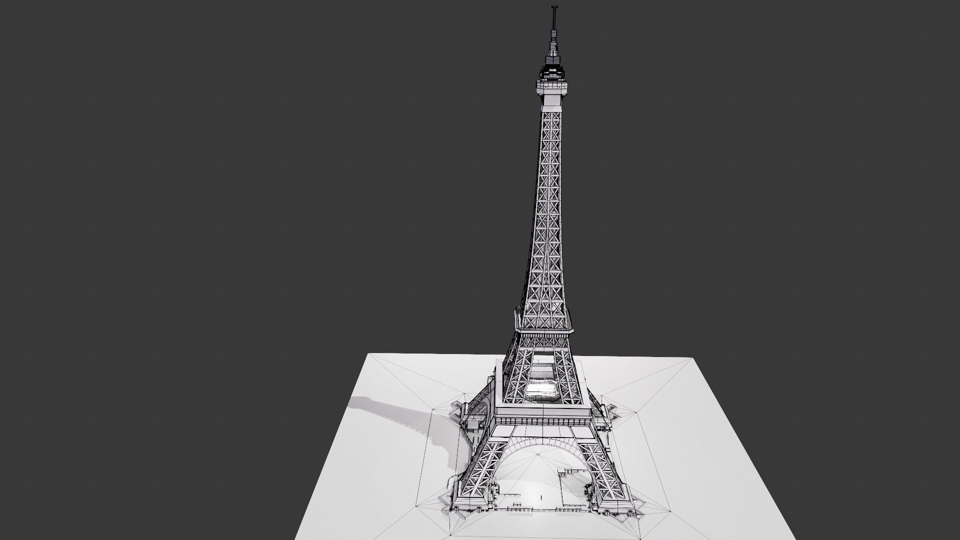 Eiffel Tower 3D Model - TurboSquid 2146142