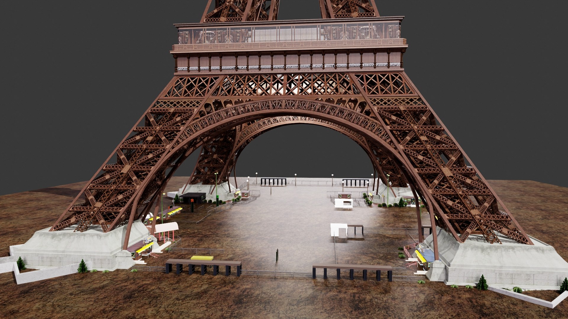 Eiffel Tower 3D Model - TurboSquid 2146142