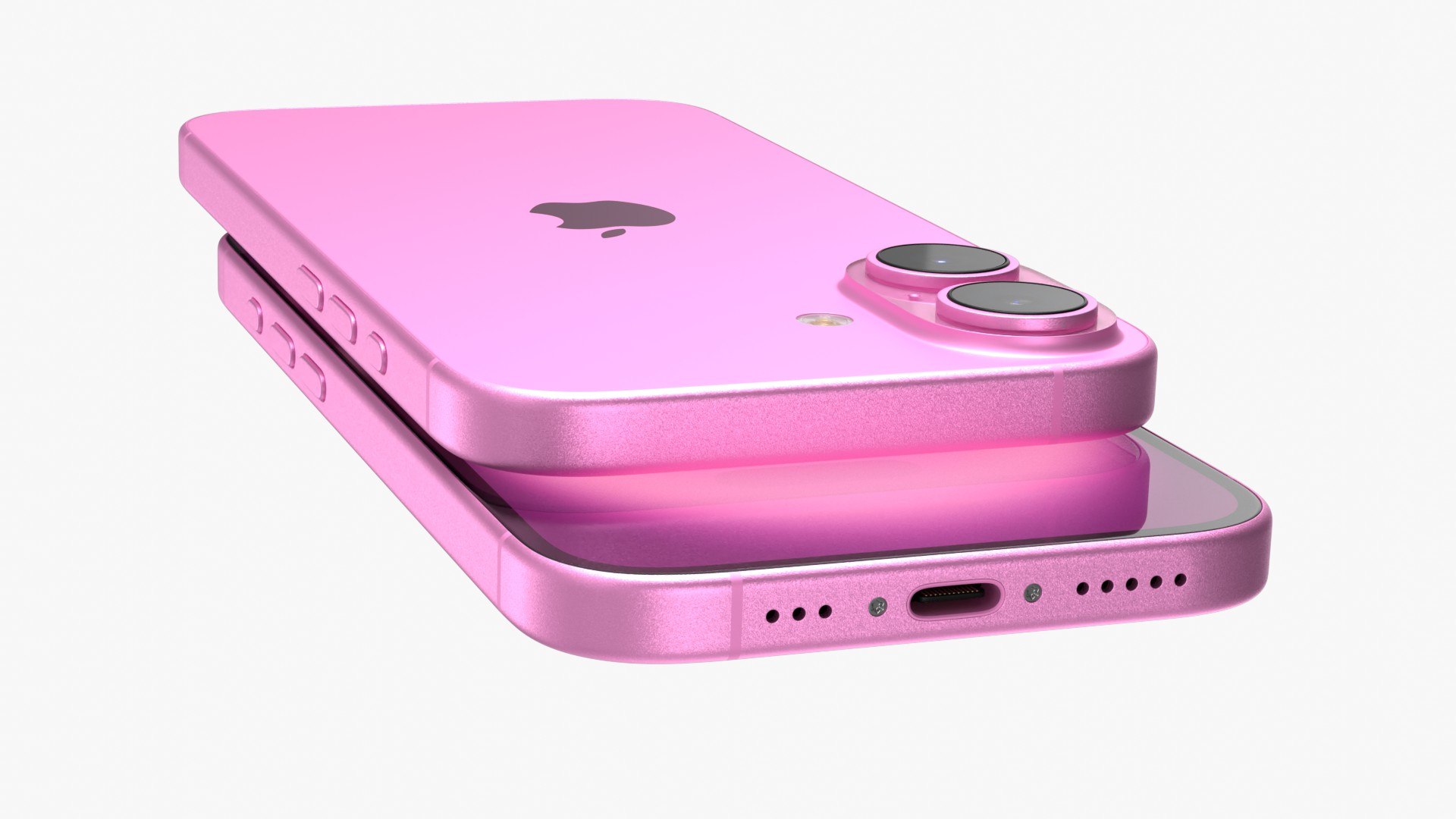 Apple IPhone 16 Pink 3D Model - TurboSquid 2281239