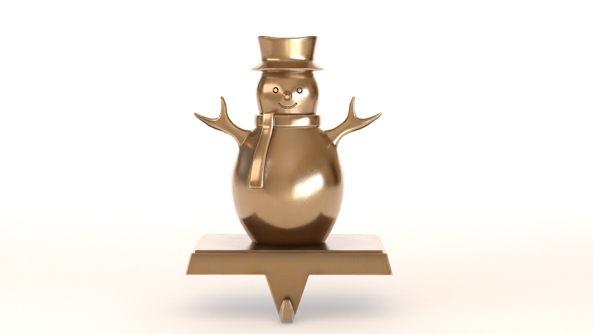 Christmas Stocking Hanger Set 3D Model - TurboSquid 2062882