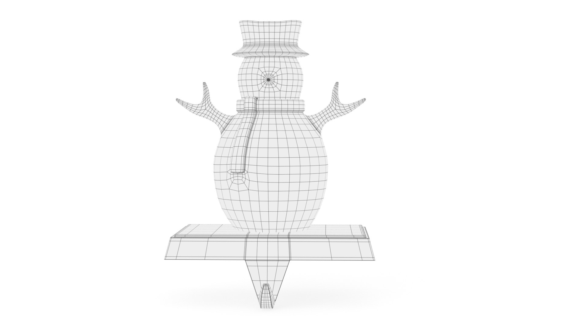 Christmas Stocking Hanger Set 3D Model - TurboSquid 2062882