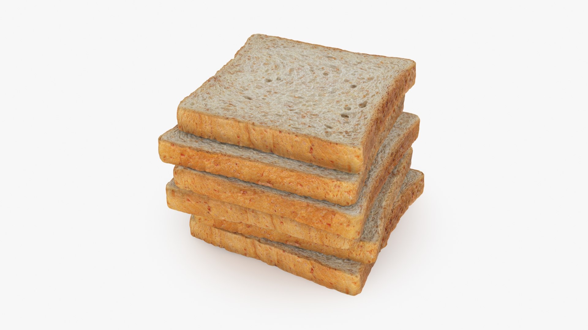 Sliced Bread 3D Model - TurboSquid 2156757