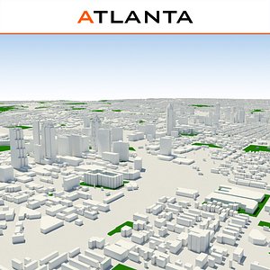 3D Atlanta Skyline Models - Browse & Download Formats - TurboSquid