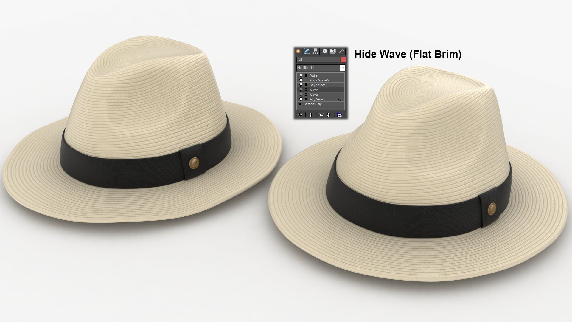 Realistic Hat 3 3D - TurboSquid 1494596