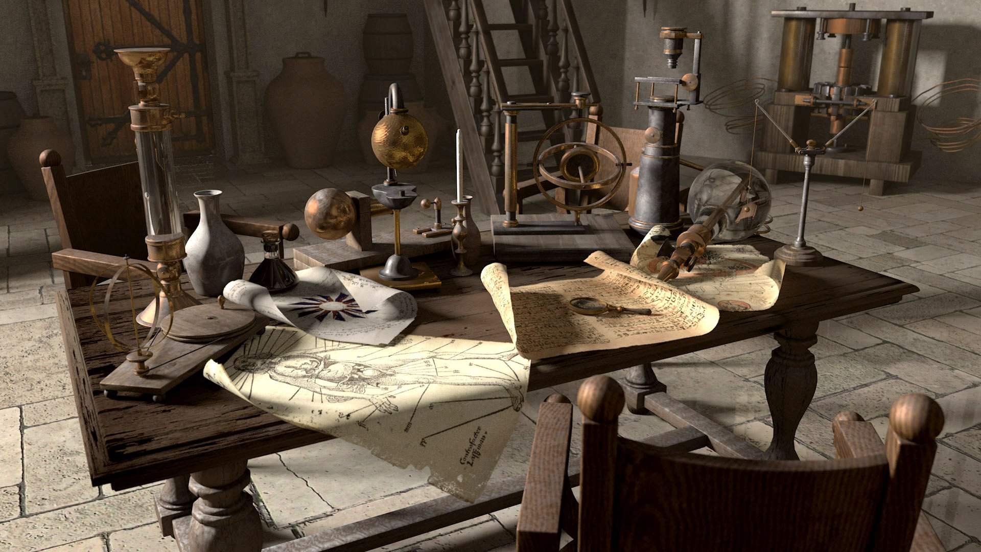 Alchemist Laboratory C4d