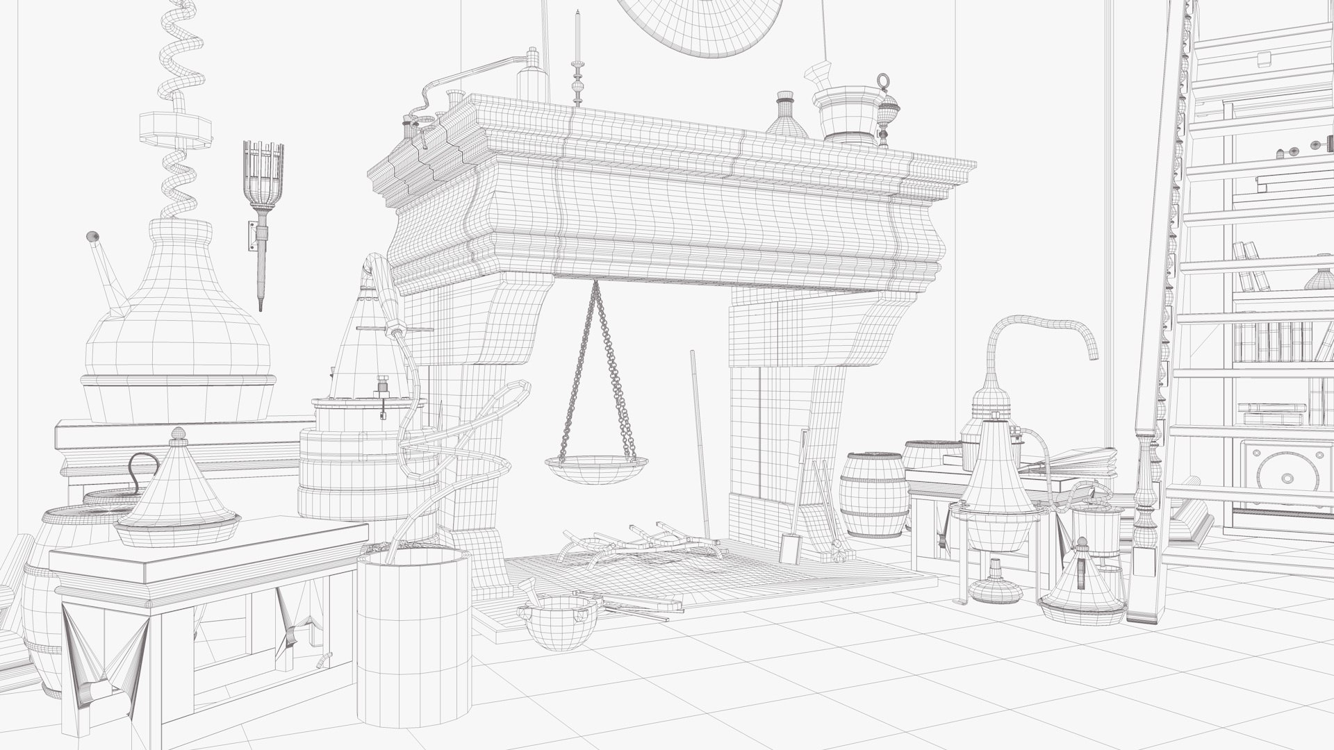 Alchemist Laboratory C4d