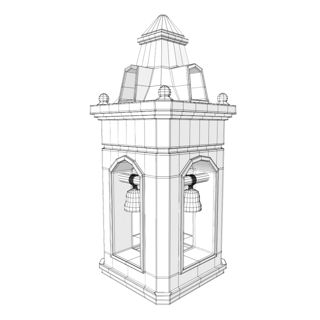 Bell Tower 3d Model