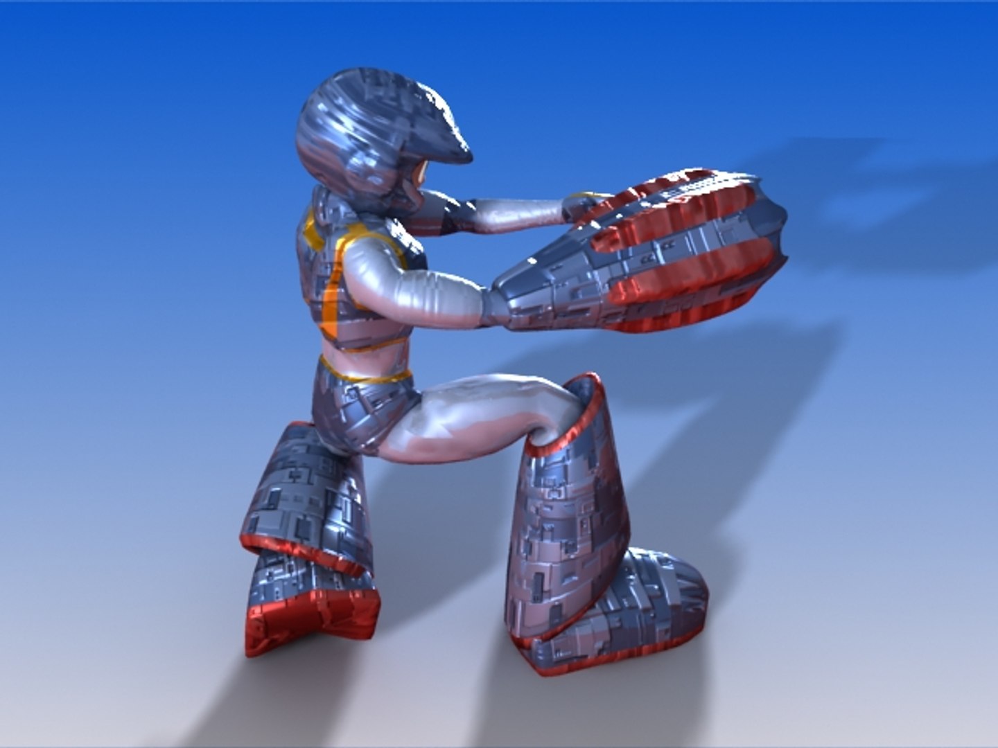 3d Custom Megaman Model