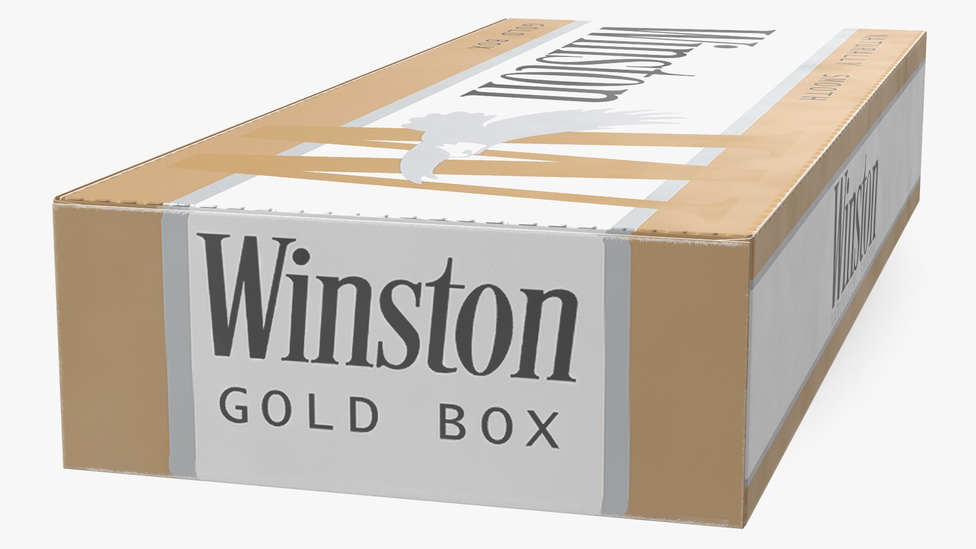 Carton Cigarettes Box Winston 3D Model - TurboSquid 1943626