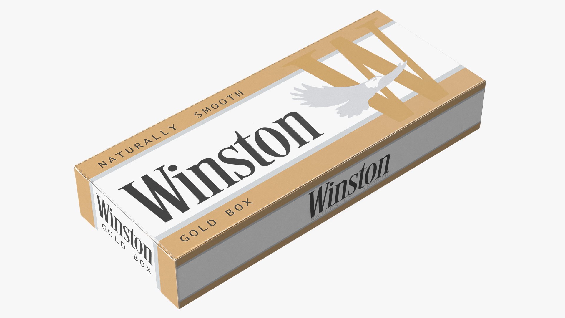 Carton Cigarettes Box Winston 3D Model - TurboSquid 1943626