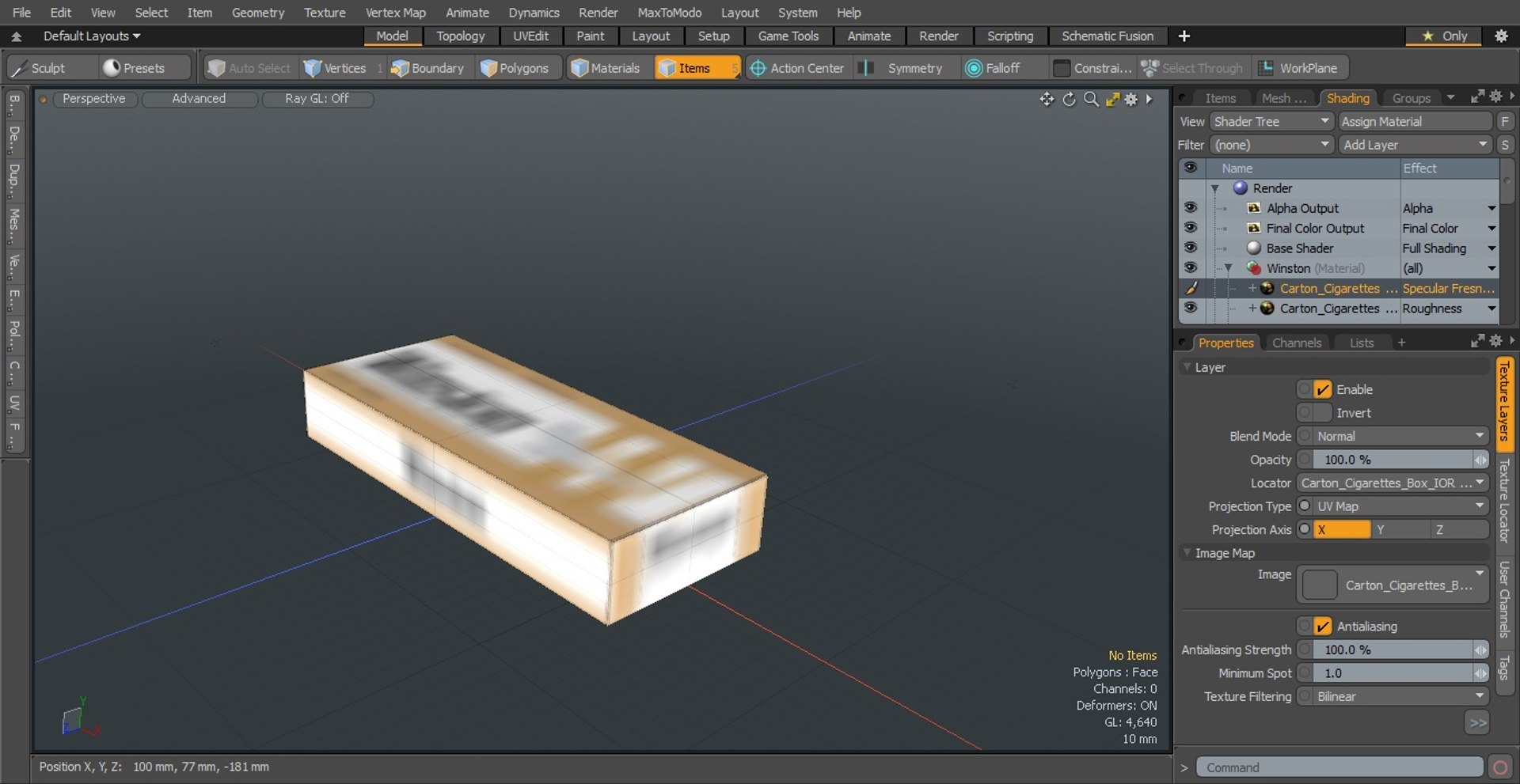 Carton Cigarettes Box Winston 3D Model - TurboSquid 1943626